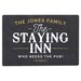 Personalised Staying Inn Metal Sign - Etsy
