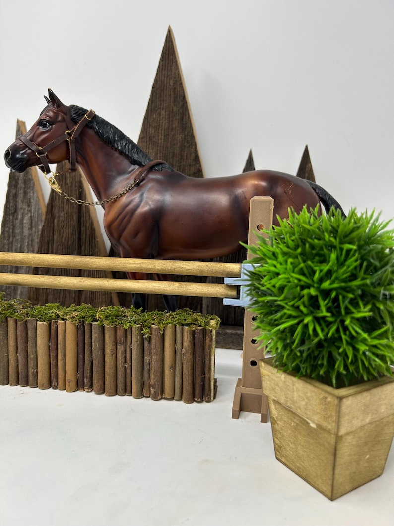 Breyer Horse Hunter Derby Log Jump Breyer Horse Accessory Miniature ...
