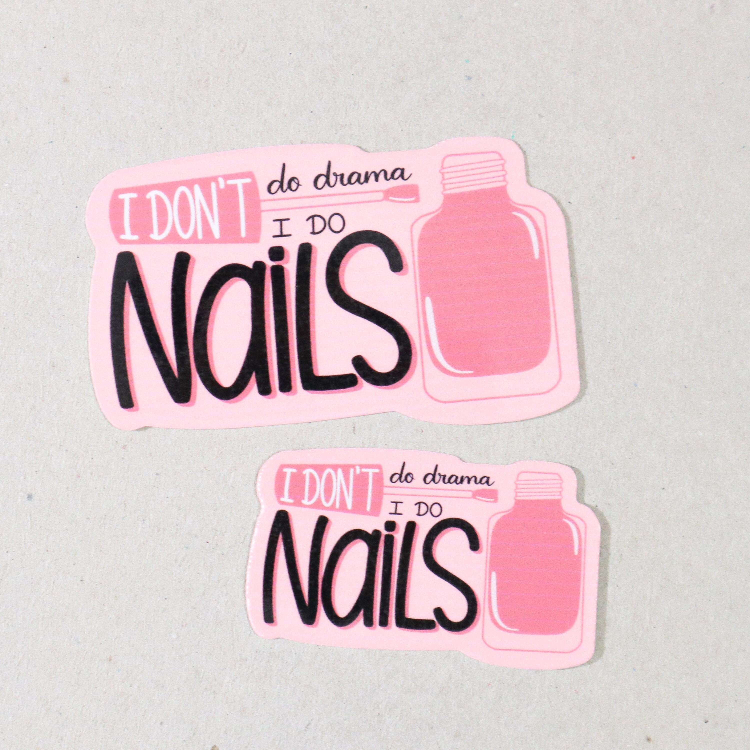 I Do Nails Nail Technician Sticker Die Cut Sticker Gift - Etsy