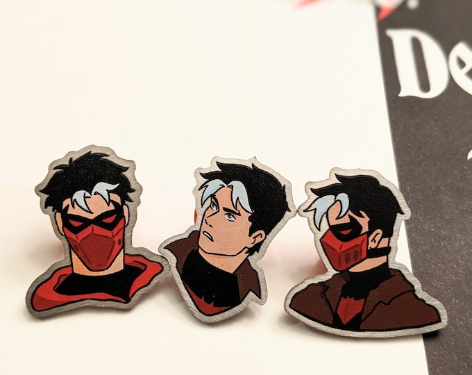 Red Hood Jason Todd Metal Pin - Etsy