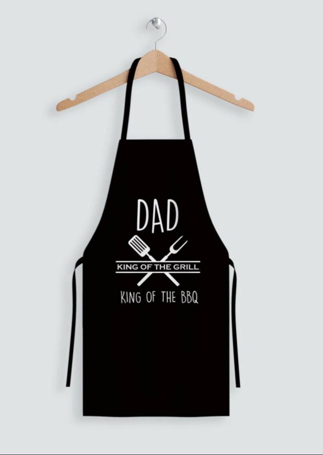 Personalised Dad King of the Bbq Apron, Dad Apron, Father's Day Apron ...
