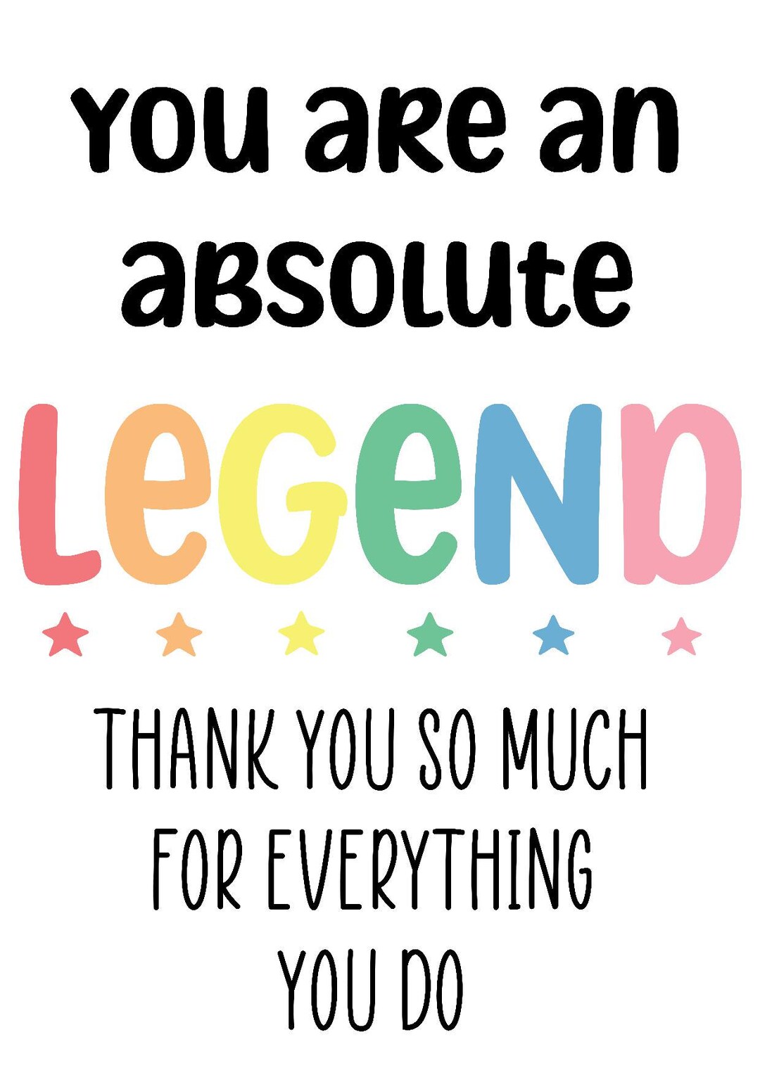 You Are a Legend Bottle Label, Digital Download, Print Your Own ...