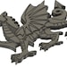 3D Welsh Dragon .STL Wood Carving Design Wales National Flag for STL ...