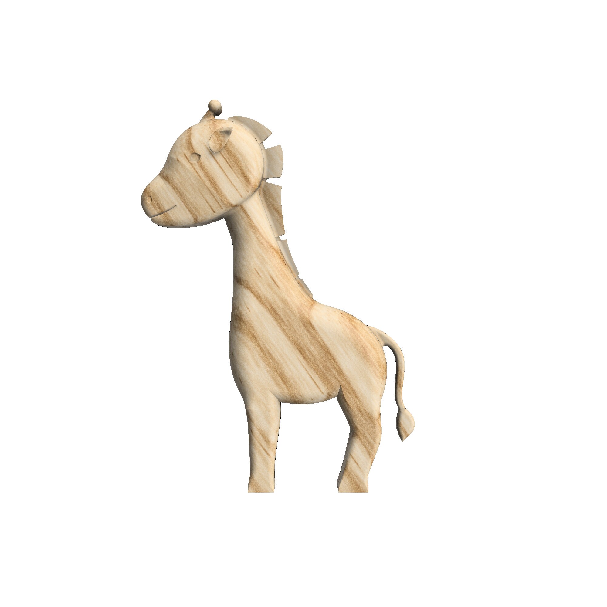 Giraffe .stl 3D and 2.5D CAD Model for CNC Wood Carving and 3D Printing ...