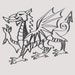 Welsh Dragon .svg .png .stl 2D and 3D Model Direct Download, Wales CAD ...