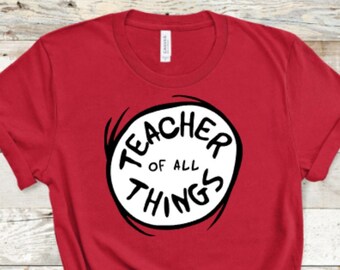 Teacher of All Things T Shirt - Etsy