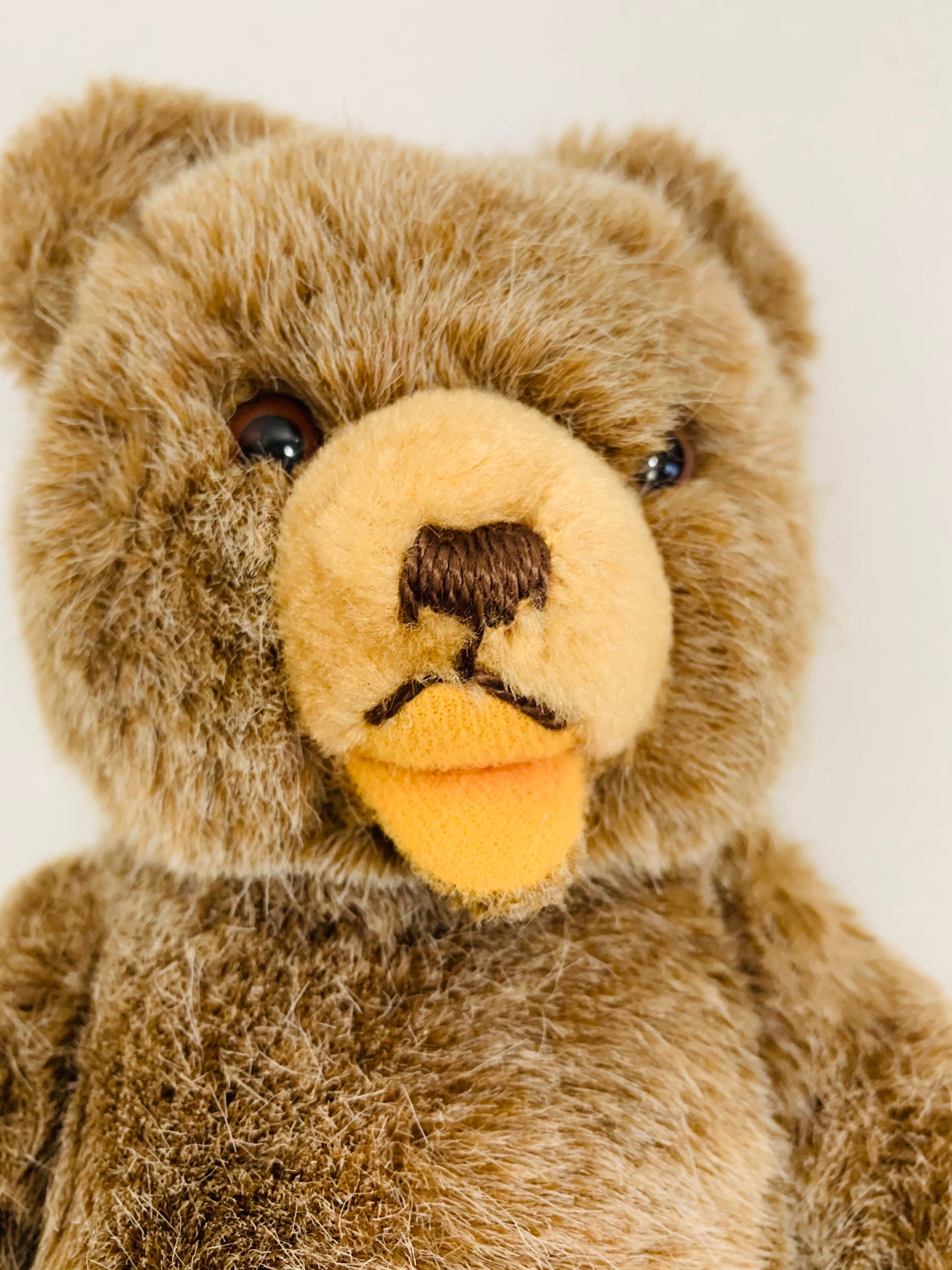 Vintage 1990s Hermann Teddy Bear With Open Mouth collectible | Etsy