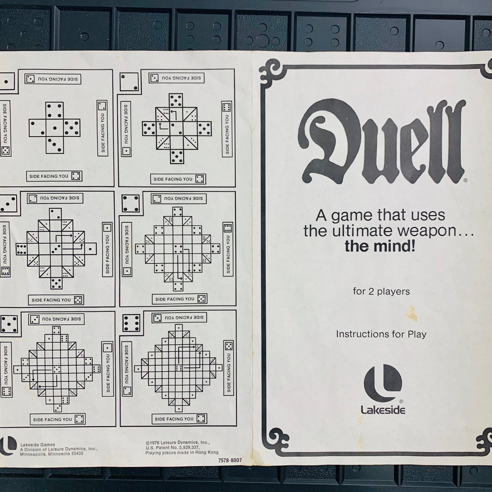 Vintage 1976 Duell Board game 1970s board games collectible | Etsy