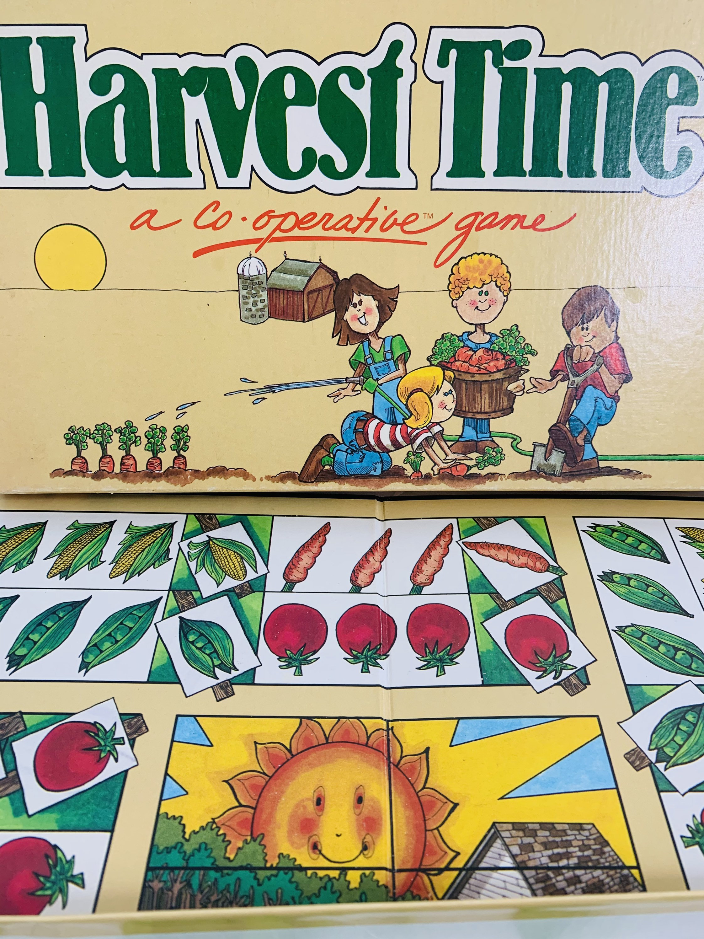 Vintage harvest time board game | Etsy