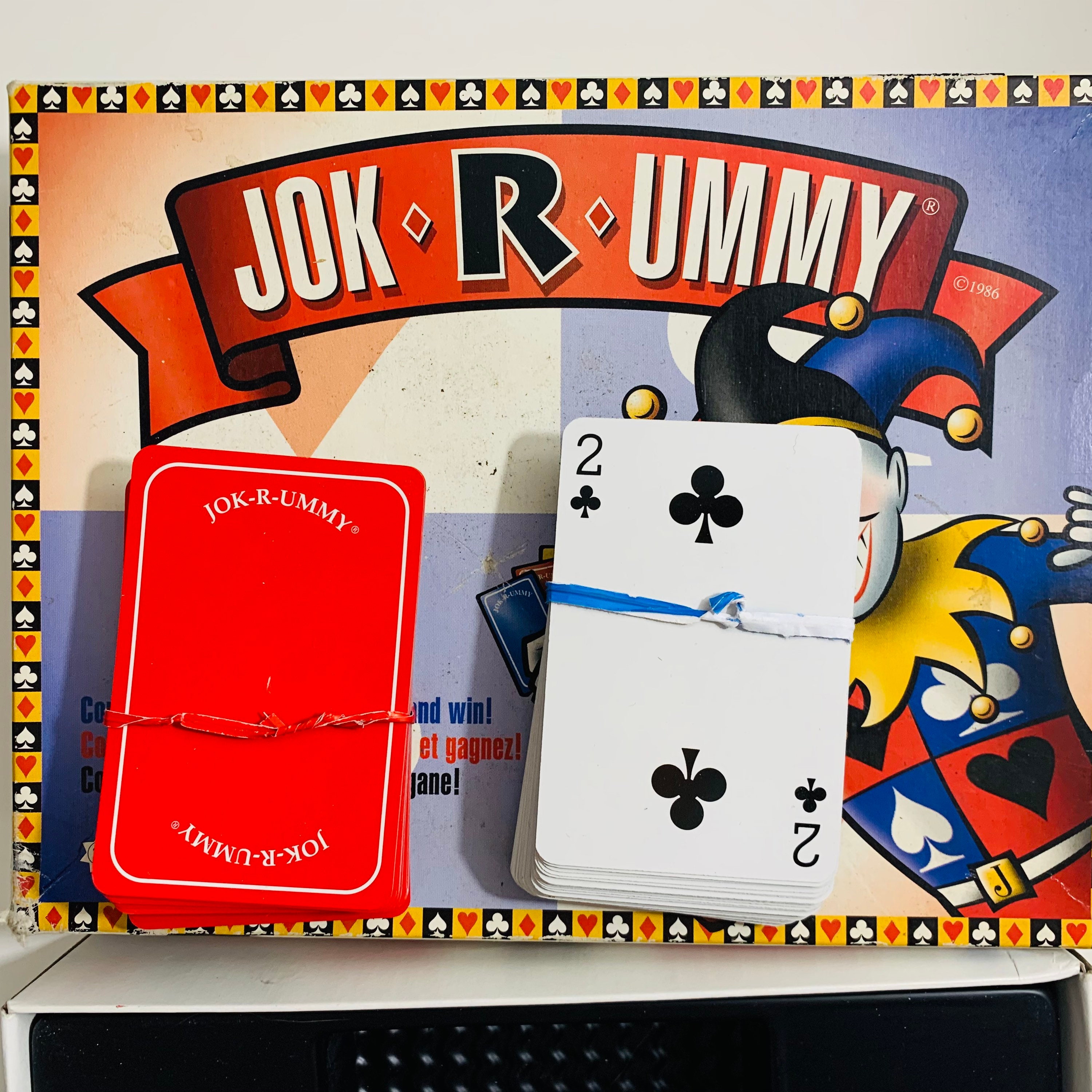 1986 Jok R Ummy game vintage card game Rummy game 1980s | Etsy
