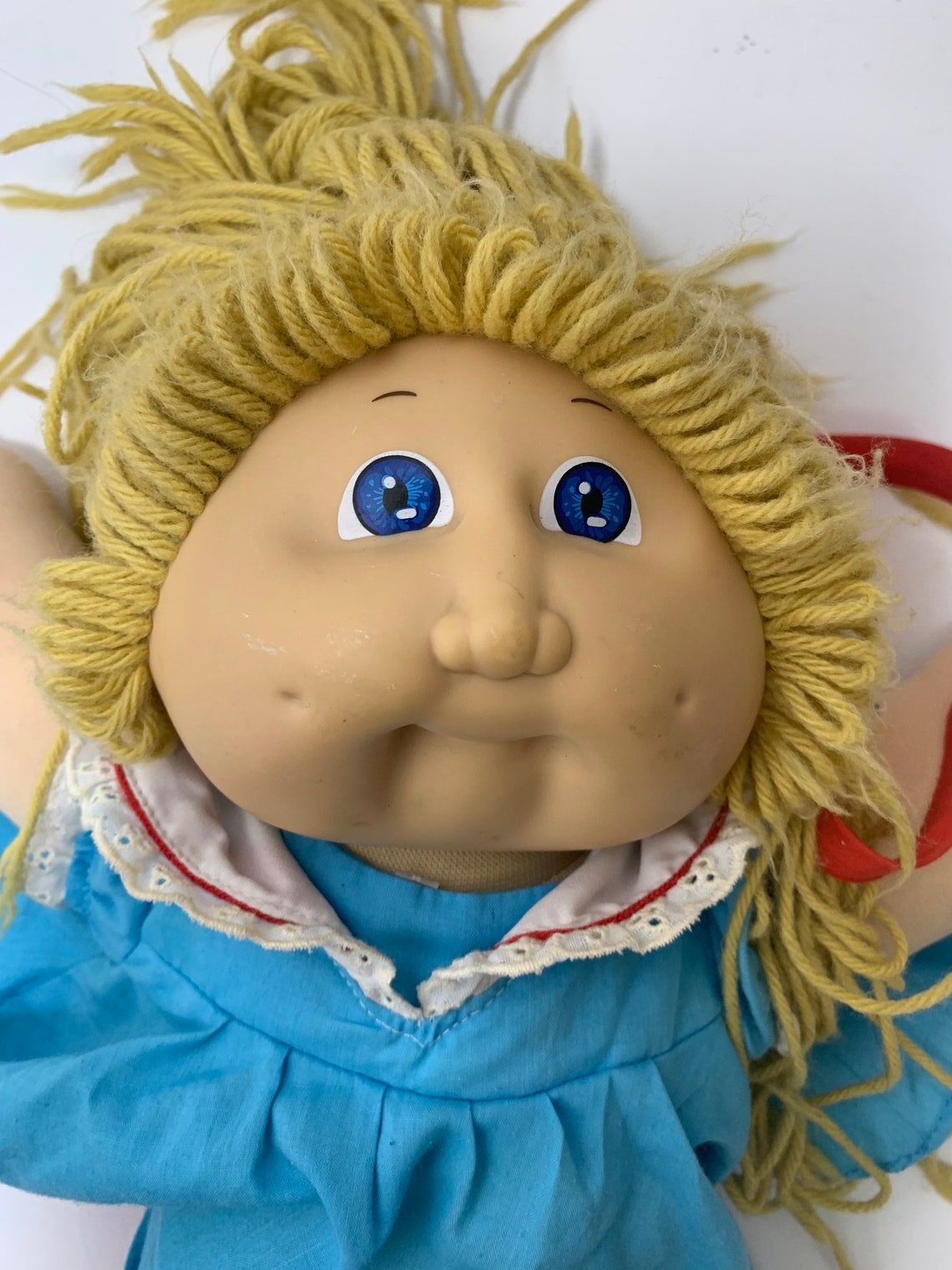 Vintage repollo parche muñecas parche repollo muñeca rubia | Etsy
