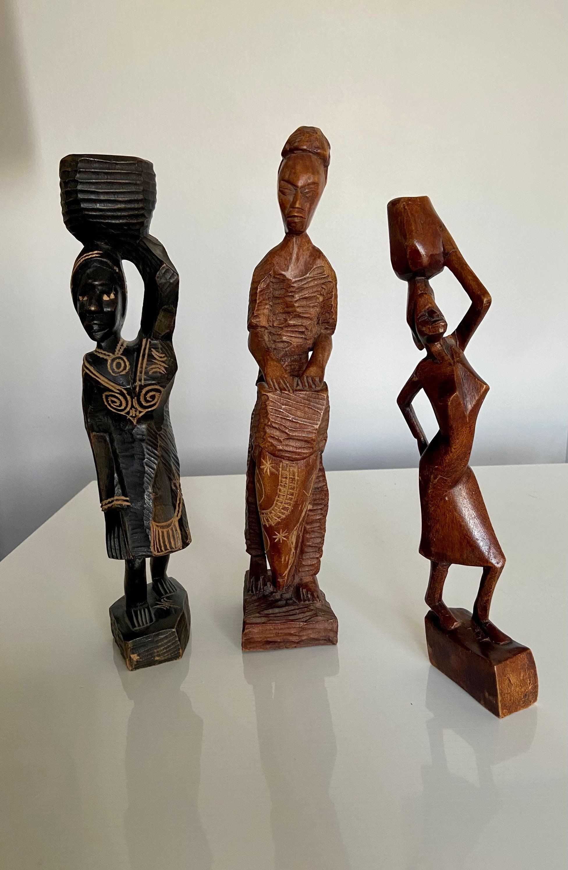 Vintage African Wooden Statues at Don Pursel blog