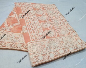 Fall and Pico Saree - Etsy