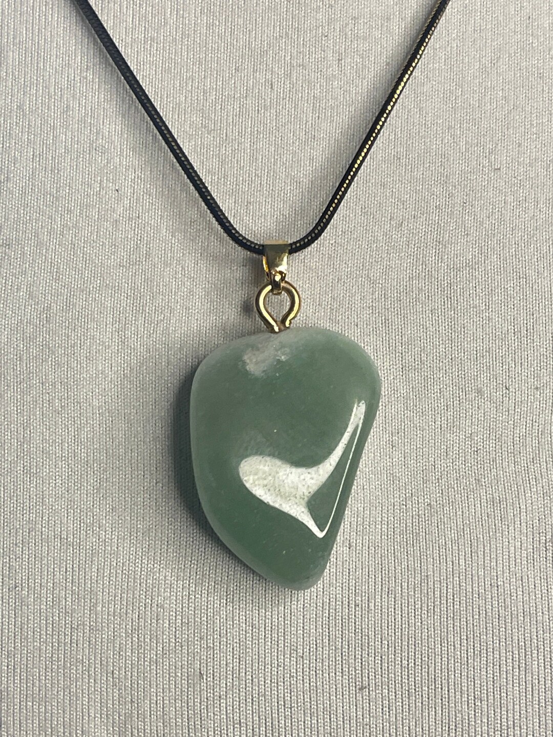 Exquisite Jadeite Jade Pendant From China 2 U. Machine Polished Set on ...
