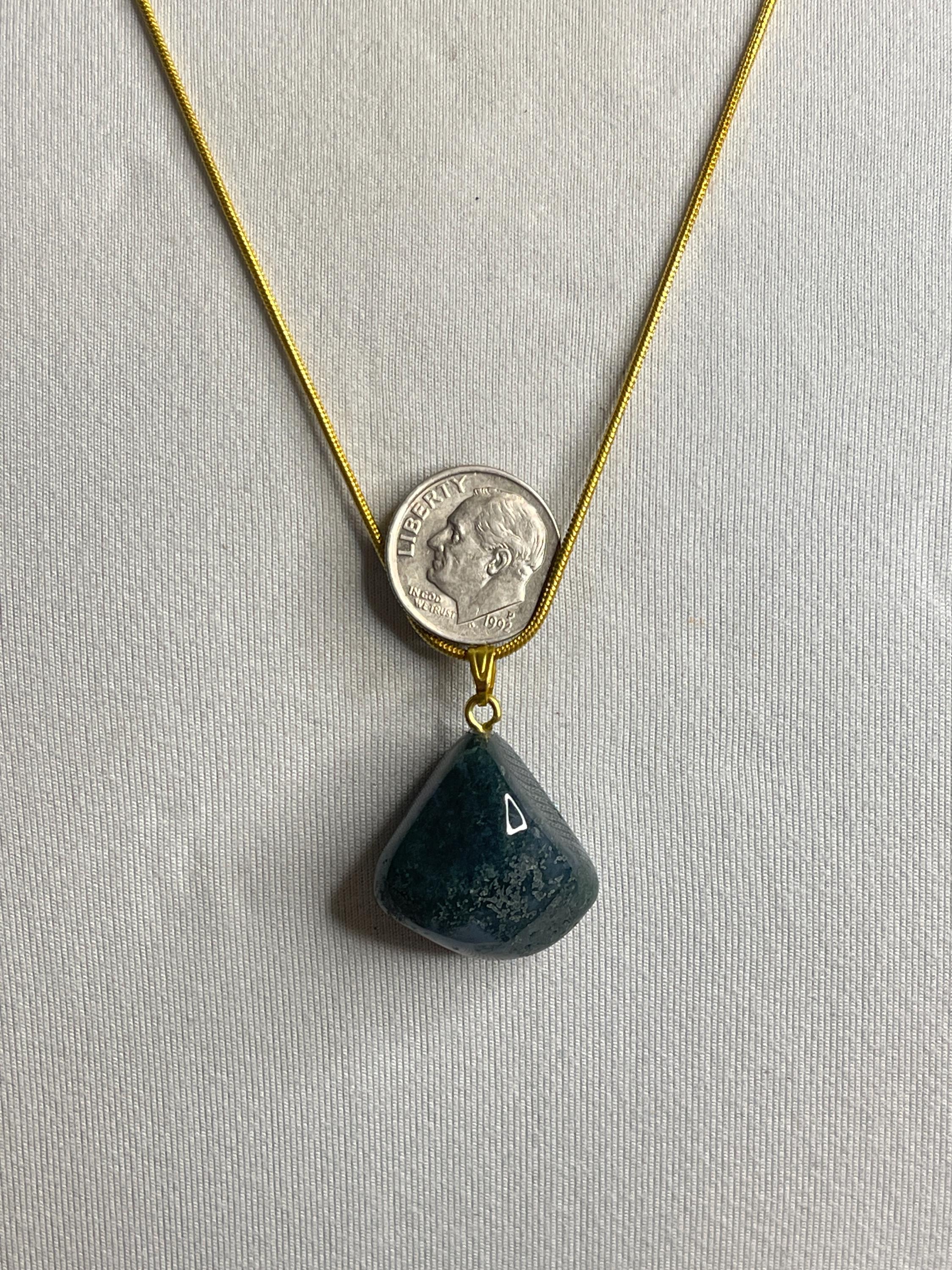 A Favorite Gemstone of Mine, the Moss Agate. Rutilated and Light ...