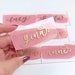 Acrylic Name Setting, Place Card, Name Card, Wedding Birthday Bridal ...