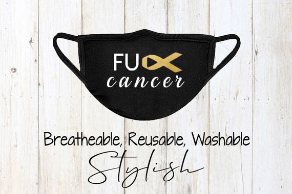 Face Mask / F Cancer / Cancer / Cancer Face Mask / Warrior / | Etsy UK