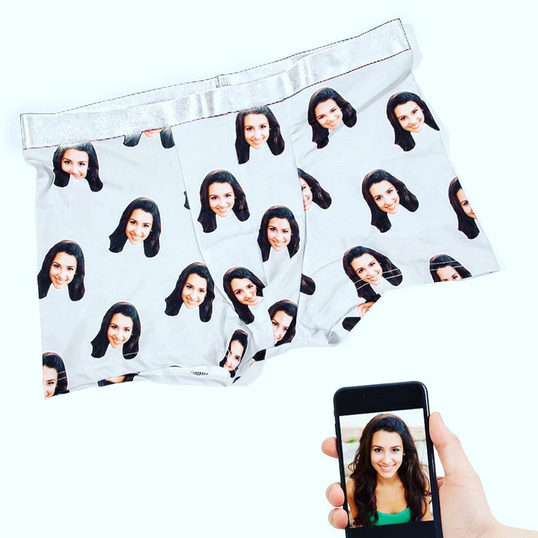 Custom Face Boxers / Valentine’s Day / Christmas / Birthday / Men’s ...