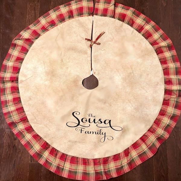 Burlap Tree Skirt - Etsy