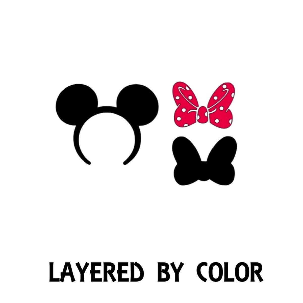SVG File, Cricut Cut File, PNG File, Minnie Mouse Ears, Minnie Ears - Etsy