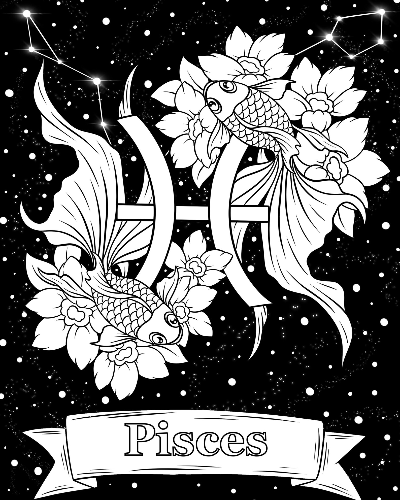 Zodiac Coloring Pages PDF Astrology Digital Download, Printable ...