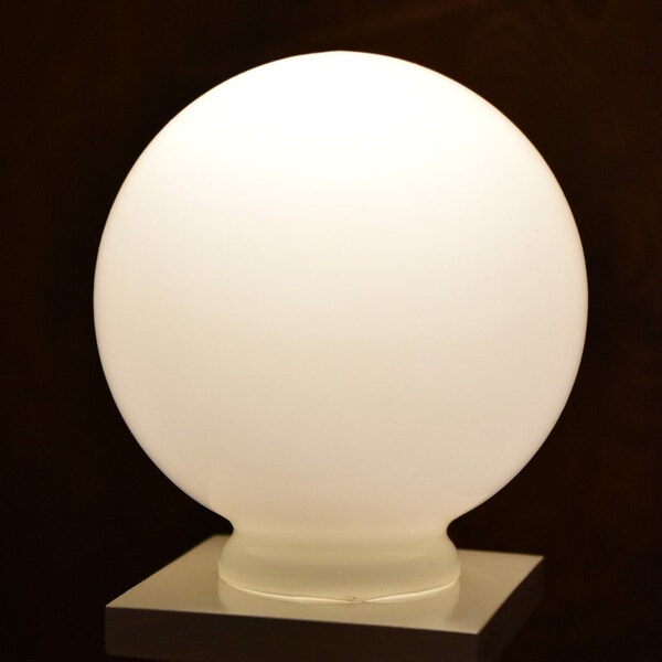 White Glass Globes - Etsy