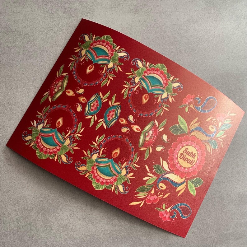 Happy Diwali Static Window Stickers Decals Diwali Decoration Stickers ...