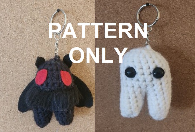 Mothman and Fresno Nightcrawler Crochet Patterns! (PATTERNS ONLY) - Etsy