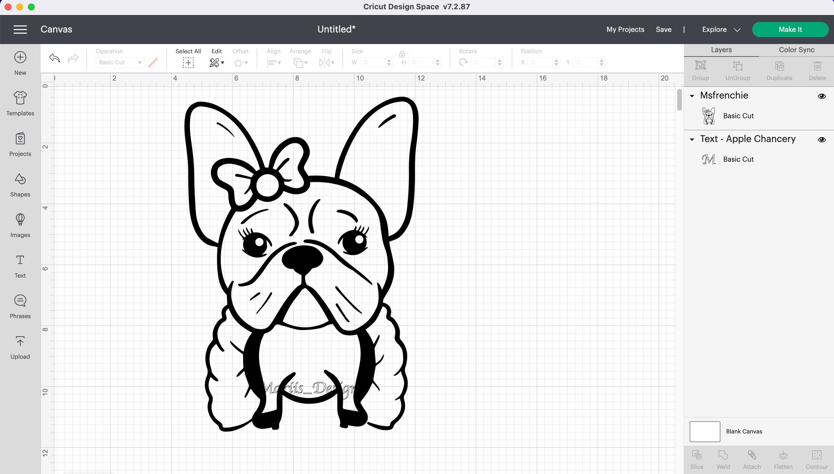 Cute Frenchie Cut File Svg Png for Decals T-shirts Mugs - Etsy