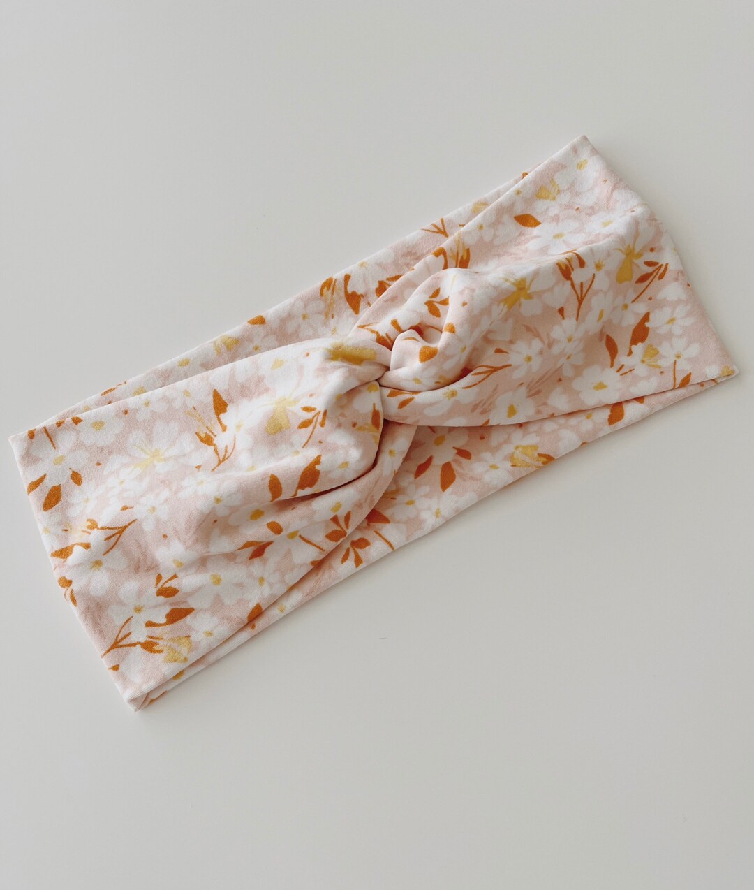 Pink Yellow Orange Floral Headband, Seed and Root Hair Accessories, Top ...