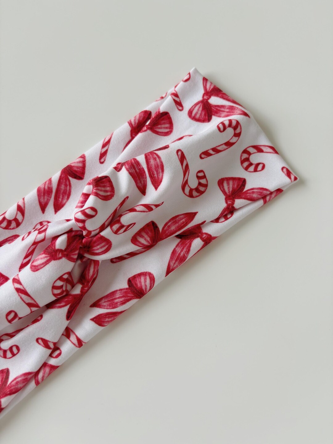 Adult Red Bows + Candy Canes Headbands, Seed and Root Hair Accessories ...