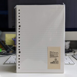 Muji Plantation Bleed-proof Paper A5 B5 A4 Grid Squared Lined Ruled ...