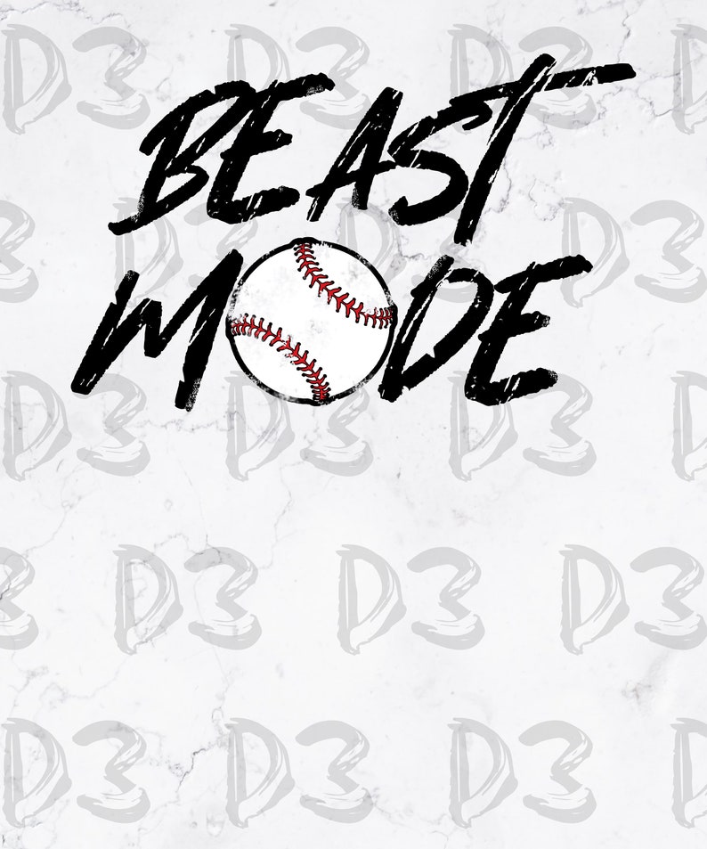 Beast Mode Baseball - Etsy