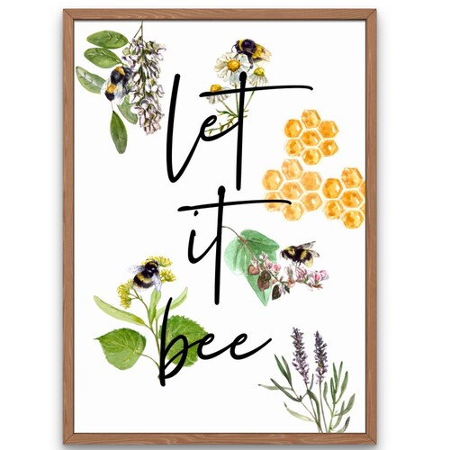 Bee Blessed Sign Bee Blessed Wreath Sign Gnome Bee Sign | Etsy