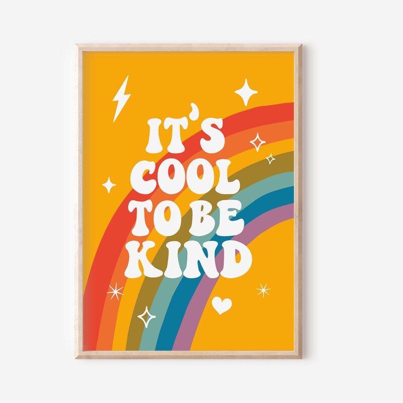 Be Kind Poster - Etsy UK