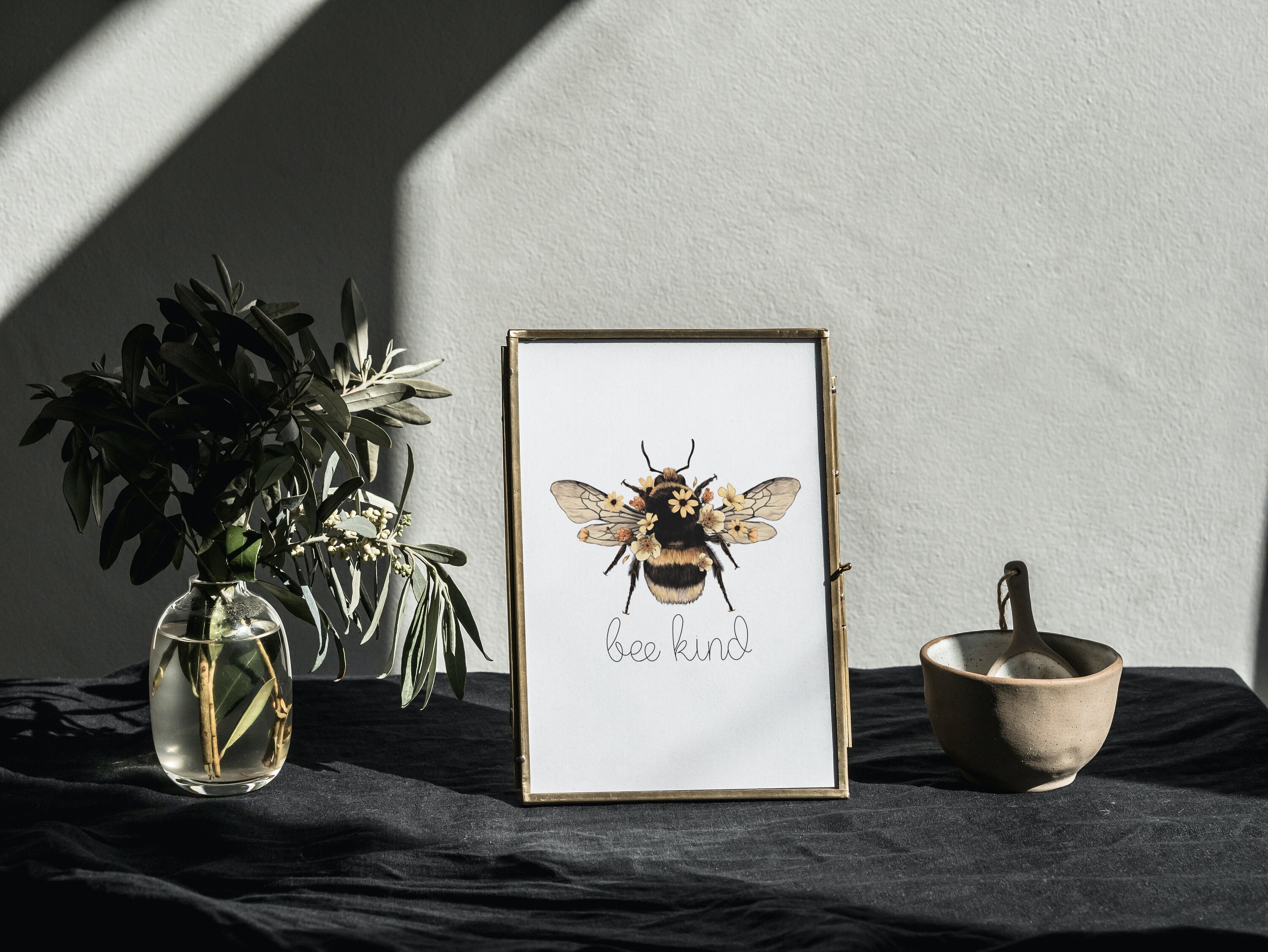 Bee Happy Print Bee Kind Bee Yourself Bee-you-tiful - Etsy UK