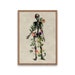 Antique Floral Human Anatomy Print Flowers Through Skeleton, Floral ...