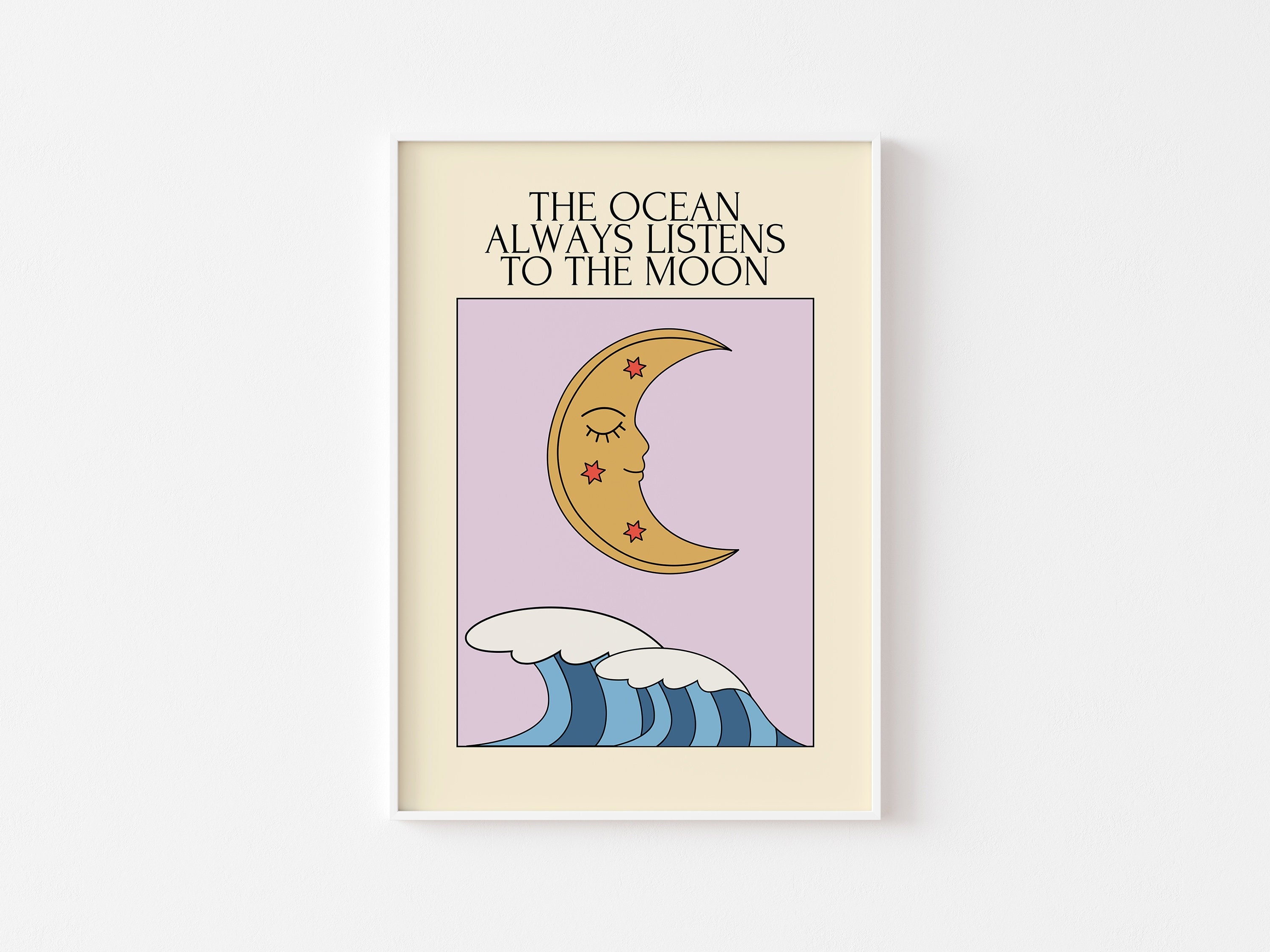 Ocean Tide Moon