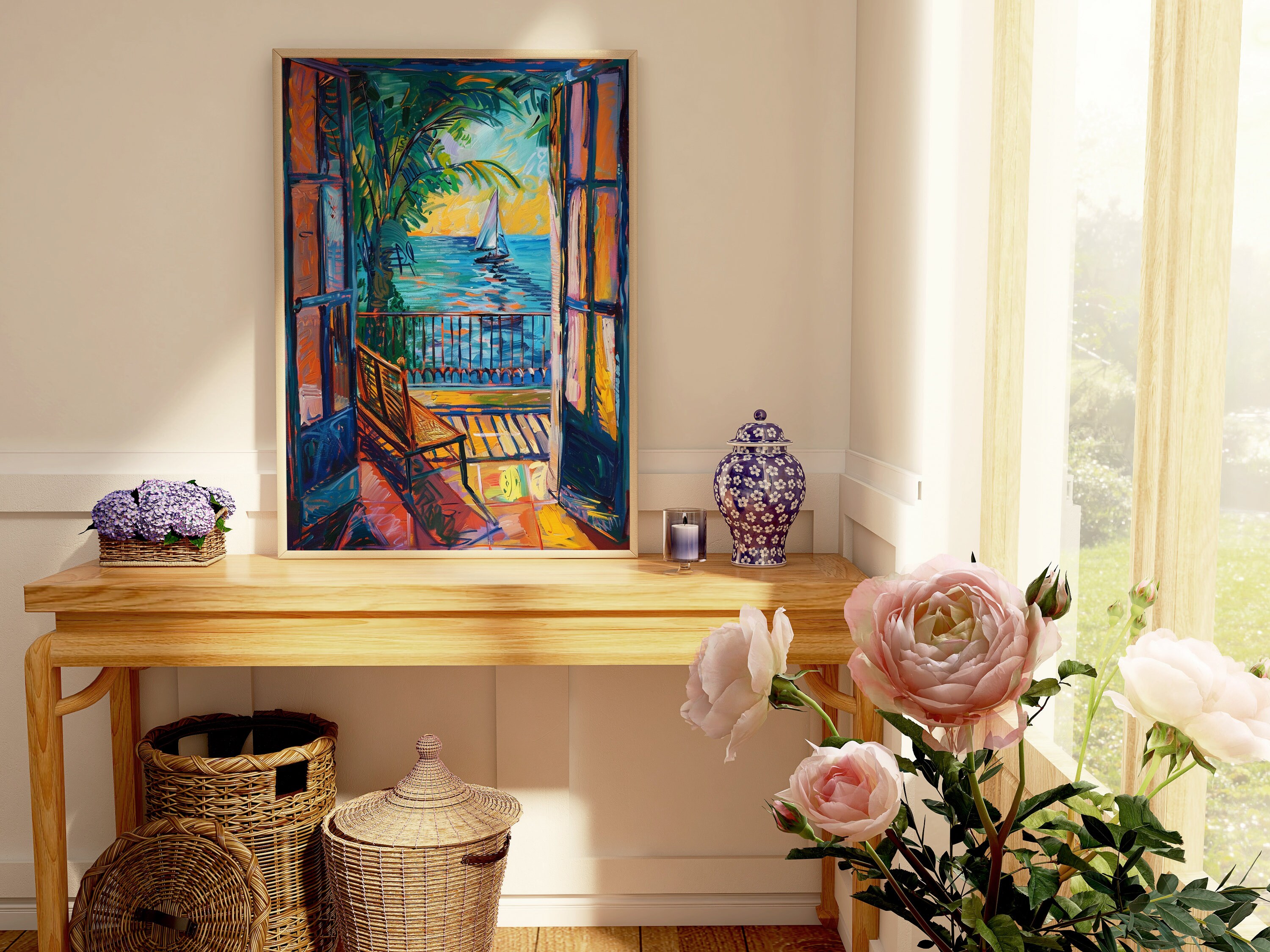 Open Window Henri Matisse Print, Henri Matisse Style Fauvism Painting ...