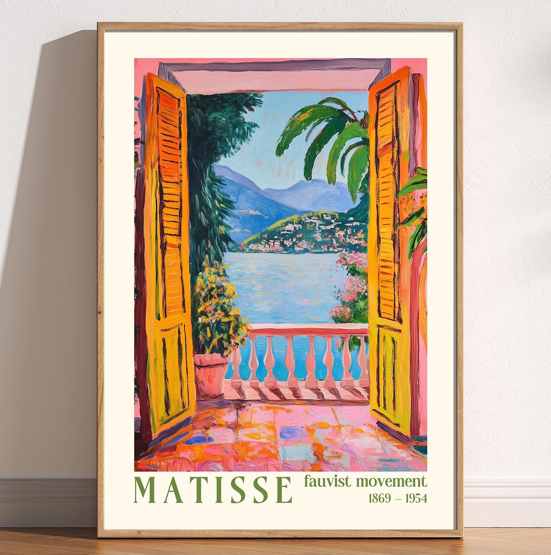 Open Window Henri Matisse Exhibition Print, Henri Matisse Style Fauvism ...