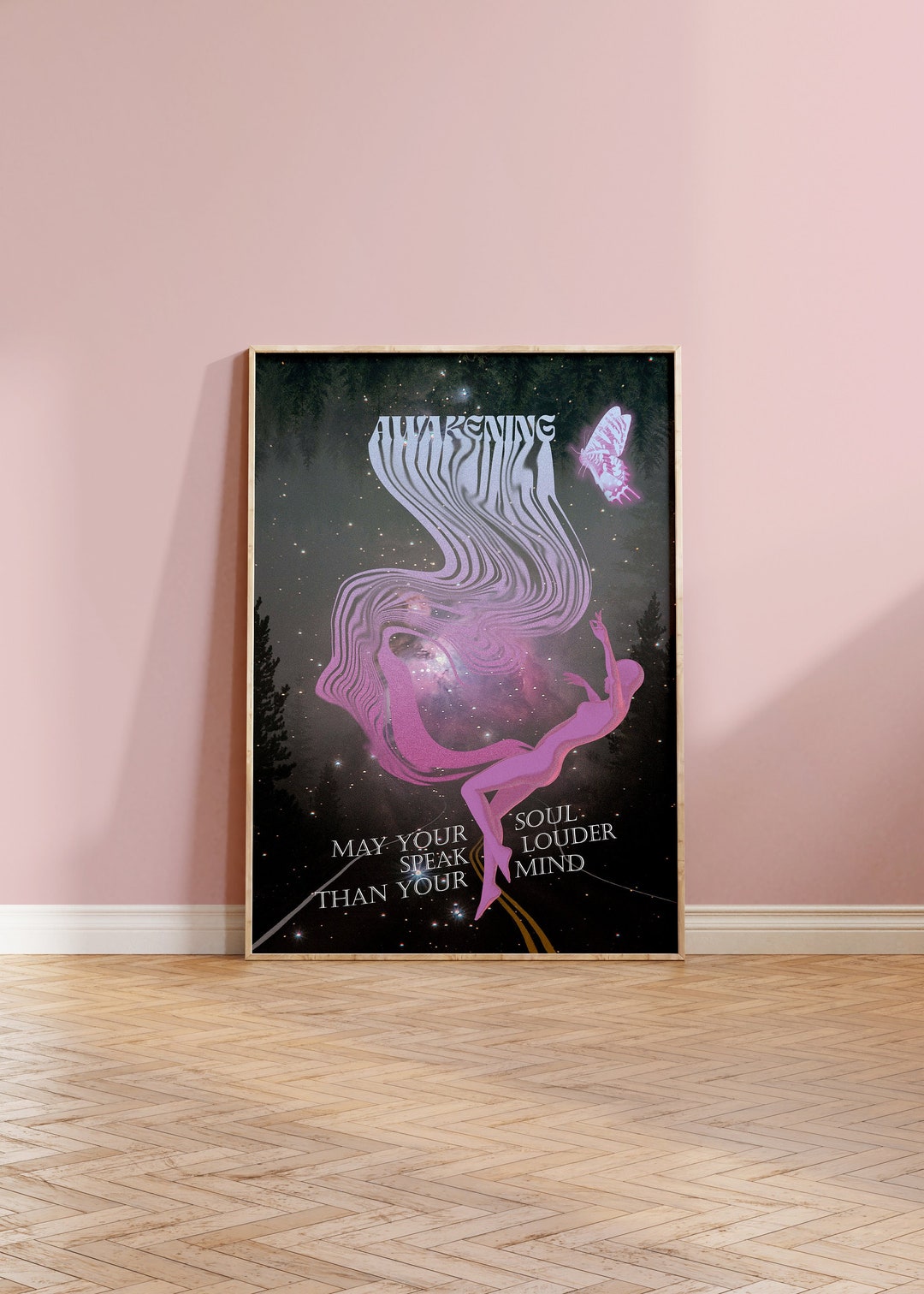 Spiritual Awakening Print - Enlightenment Soul Energy Poster, Spiritual ...