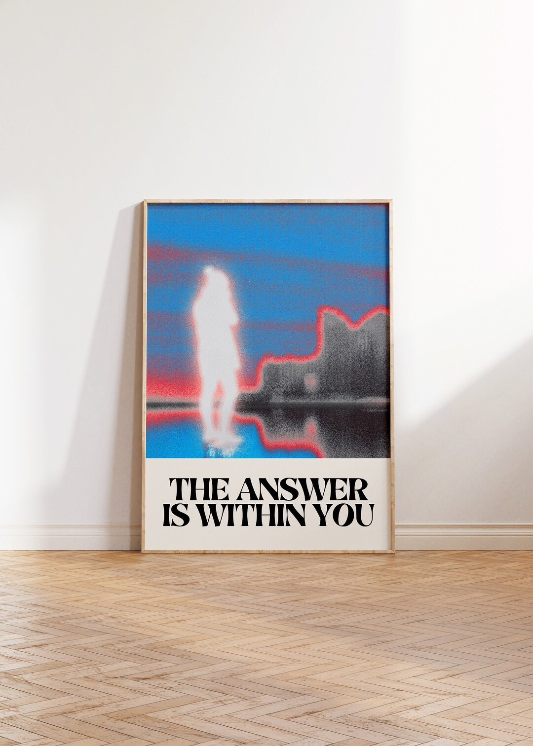 Energy Gradient Print the Answer is Within You Spiritual Mystical ...