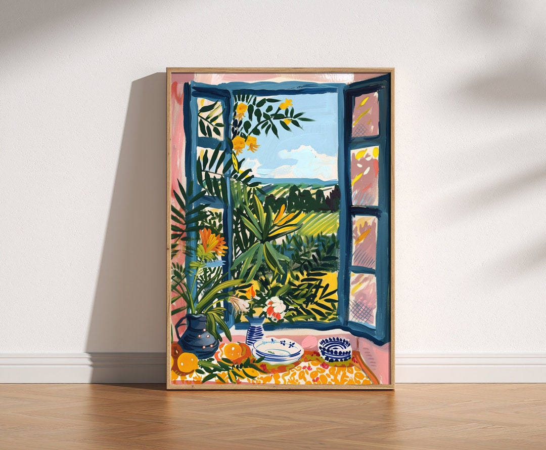 Open Window Henri Matisse Print, Henri Matisse Style Fauvism Painting ...