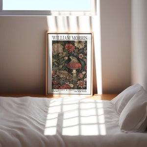 William Morris Toadstool and Frog Print, Cotton Prints Exhibition ...