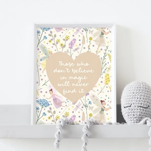 Those Who Don't Believe in Magic Will Never Find It Print - Girls ...