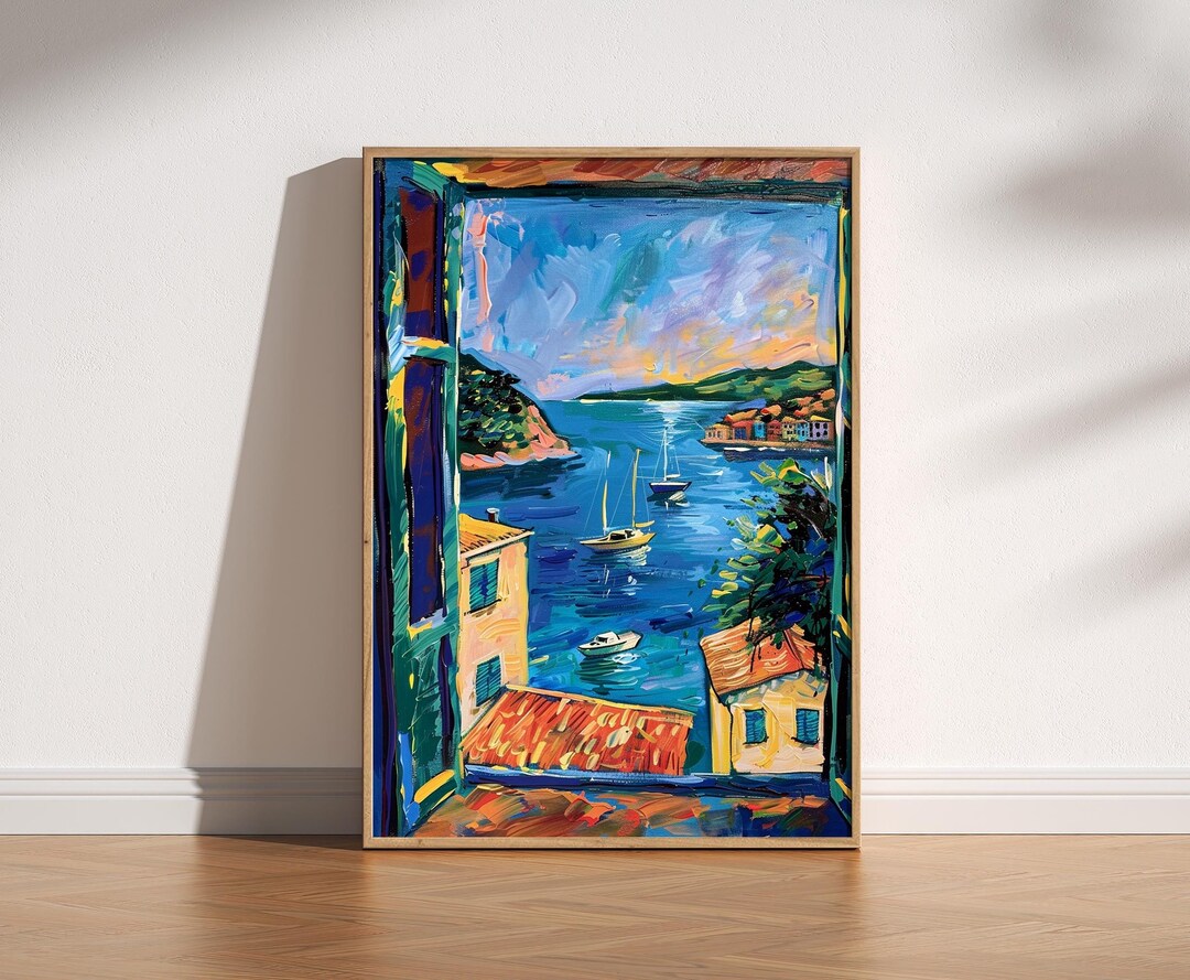 Open Window Henri Matisse Print, Henri Matisse Style Fauvism Painting ...