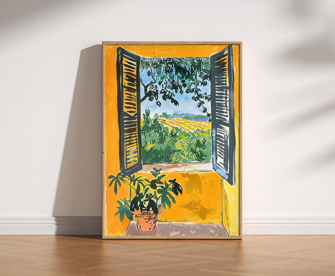 Open Window Henri Matisse Print, Henri Matisse Style Fauvism Painting ...