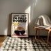 I'm Fully Booked and Busy Retro Book Print | Busy Reading Poster ...