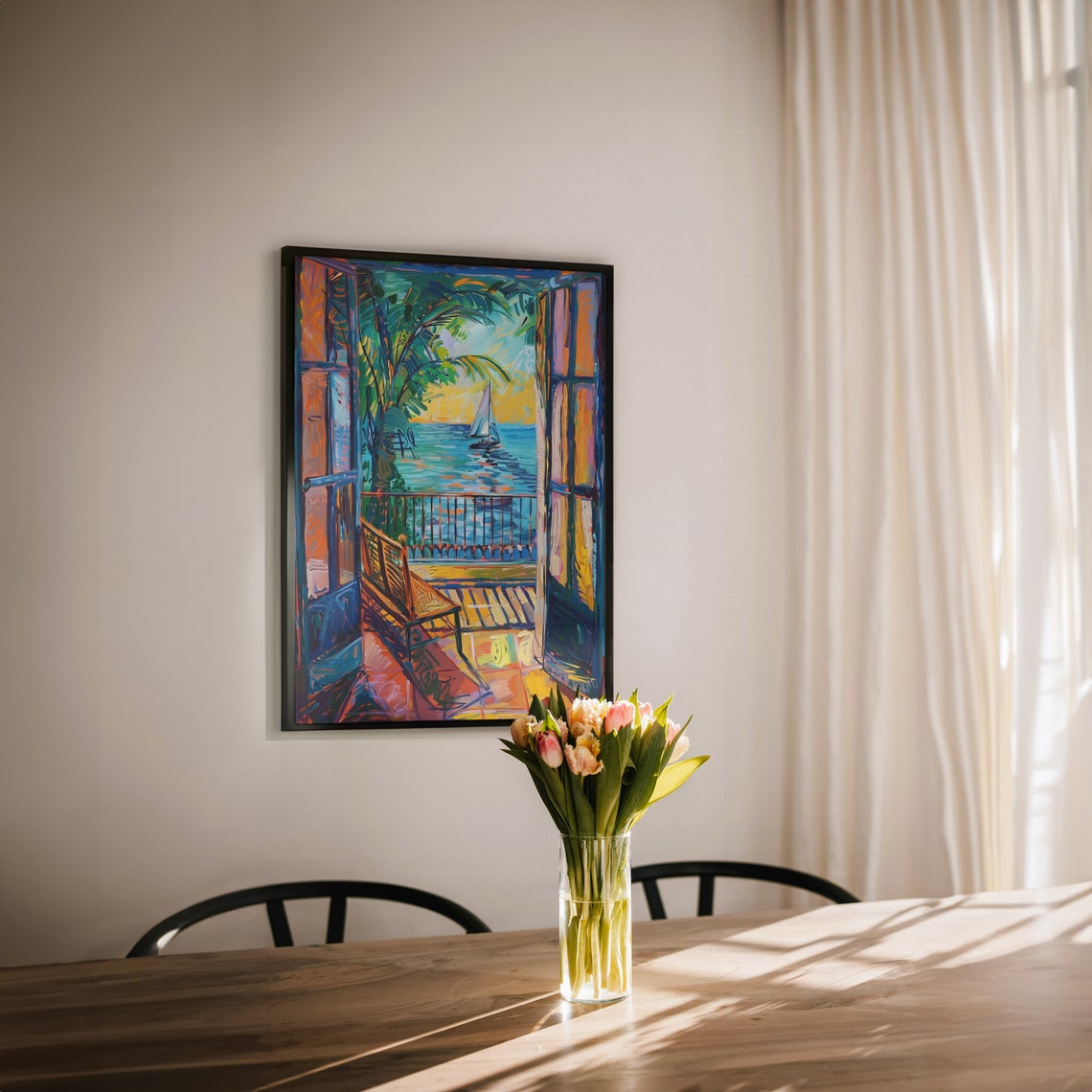 Open Window Henri Matisse Print, Henri Matisse Style Fauvism Painting ...