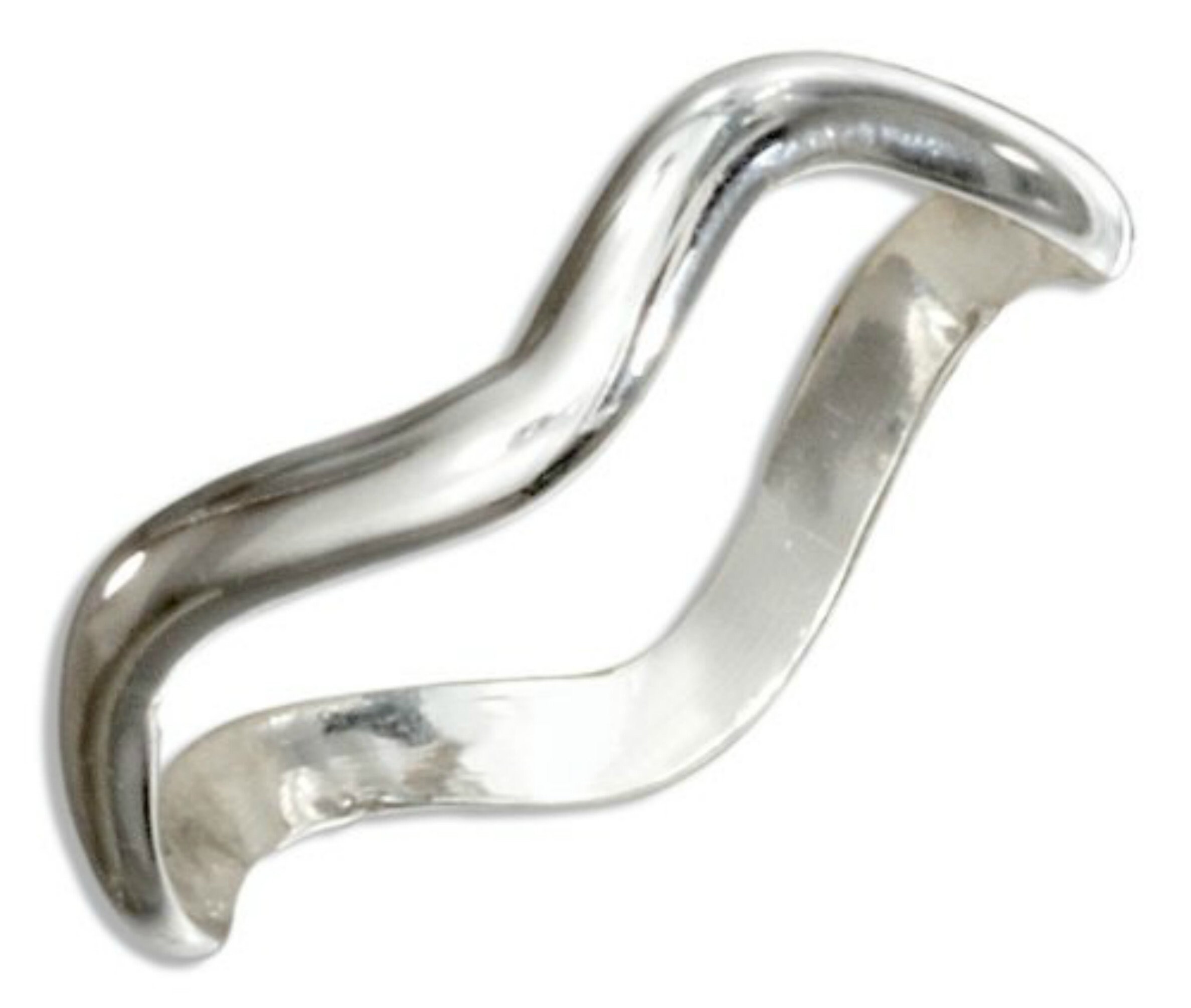 Thumb Ring Sterling Silver Thumb Ring Wave Thumb Ring Swirl - Etsy